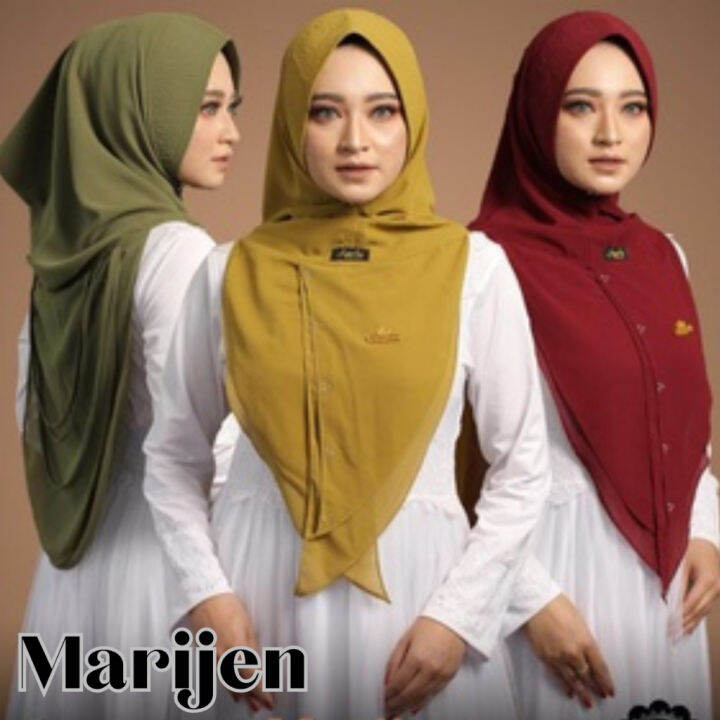 AYYUBY HIJAB INSTAN HODIE MARIJEN CERUTY BABYDOLL SOFTPAD PREMIUM ...