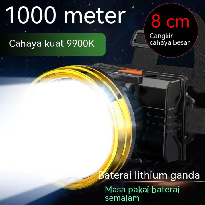 Lampu Super Terang 50W/100W/150W Lampu LED IPX4 Senter Tahan Lampu ...