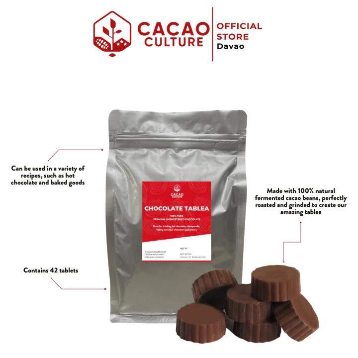 Cacao Culture - Premium Chocolate Tablea (100% Pure) - 500g - Vegan ...