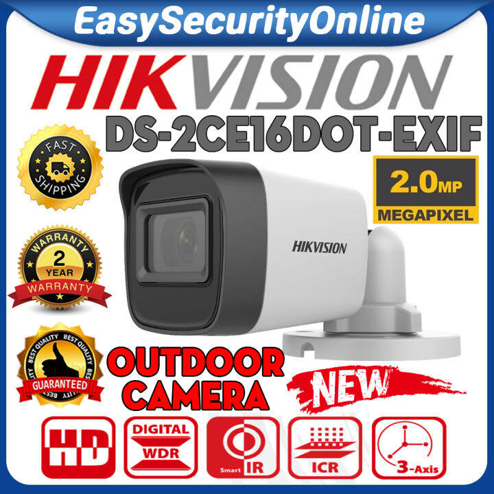 HIKVISION 2MP 1080P Full HD Outdoor IR Bullet TVI Camera DS-2CE16D0T ...