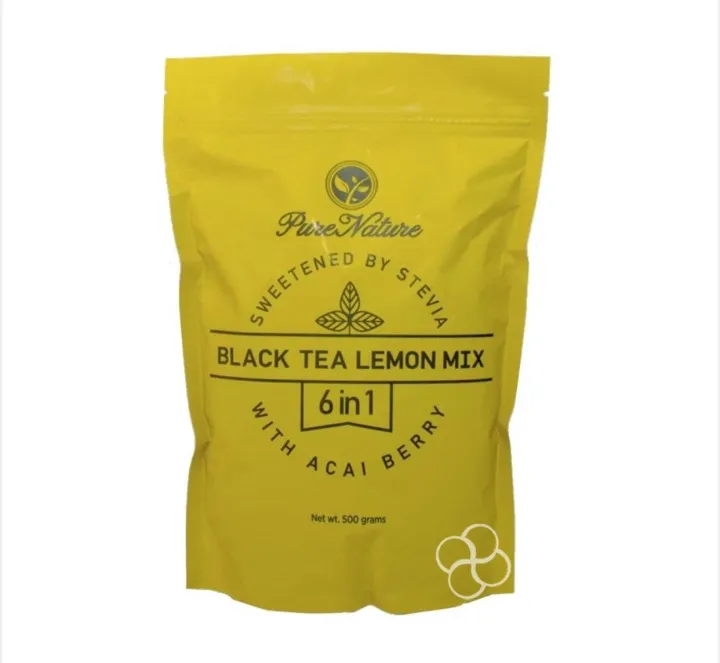 Pure Nature 6-in-1 Black Tea Lemon Mix 500g | Lazada PH