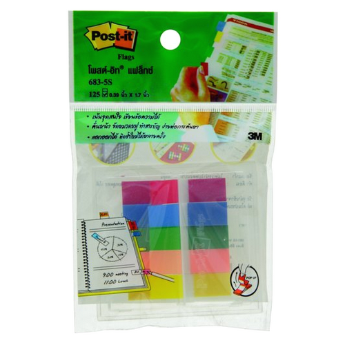 3M Post-it Flags โพสต์อิท แฟล็กซ์ รุ่น 683-5S | Lazada.co.th