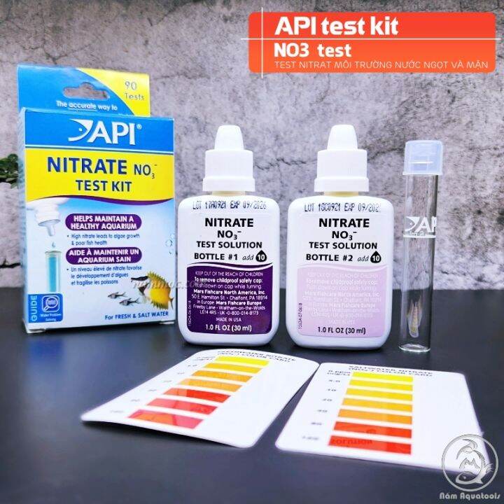 API - Nitrate (NO3) Test Kit | Bộ Test Nitrat NO3 Cho Hồ Cá Nước Mặn và ...