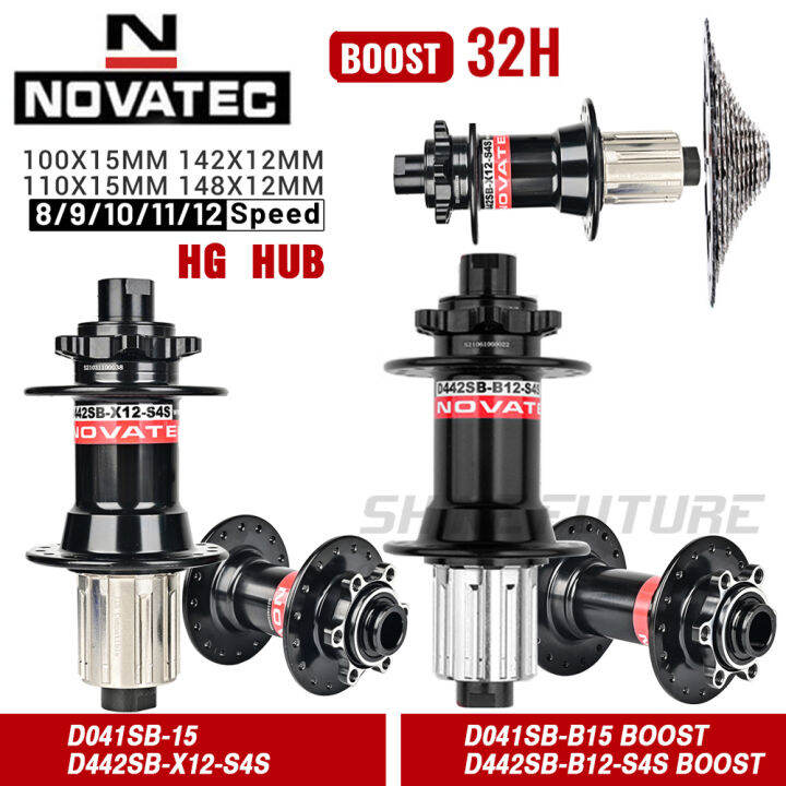 Novatec 32 H Mtb Hub D442 D041จักรยานดุมล้อ32หลุม K7 Cube 12โวลต์ ...