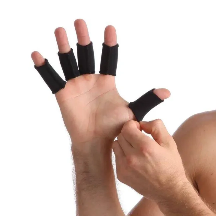 PK.Minimal Long finger band ผ้าสวมซัพพอร์ตข้อนิ้วมือ *** 1 กล่องบรรจุ 5 ...