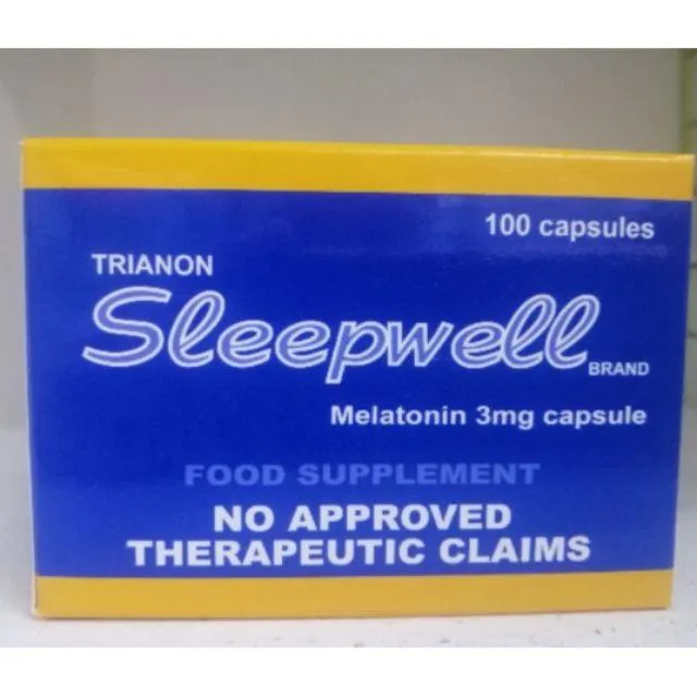 SLEEPWELL Melatonin 3mg capsule by 100's | Lazada PH