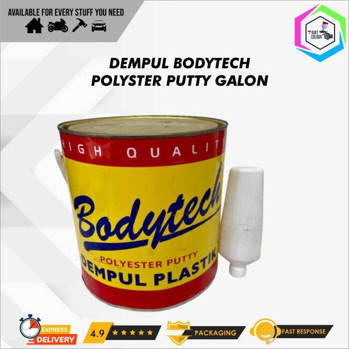 Dempul Bodytech Galon Mobil/Motor/Besi/Kayu | Lazada Indonesia