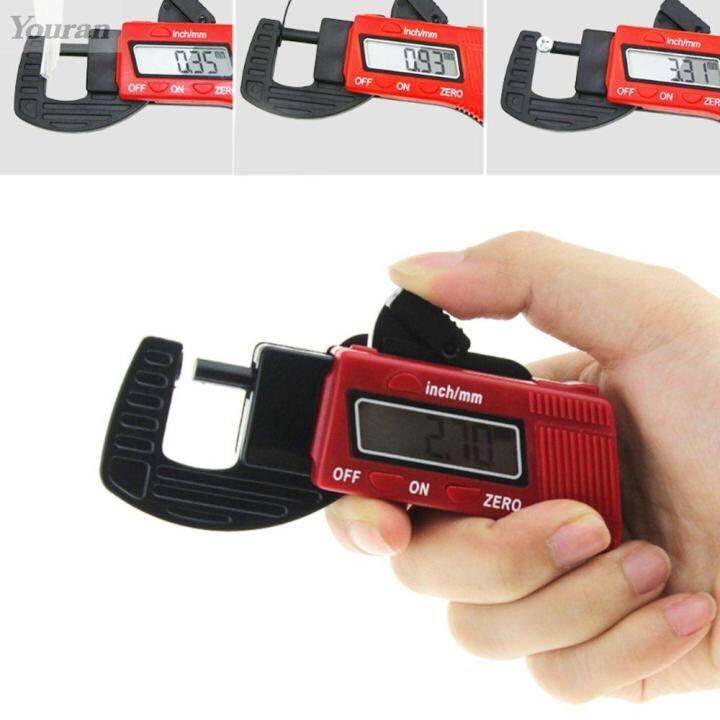 YOURAN Portable Horizontal Caliper Tester Tool LCD Screen Digital ...
