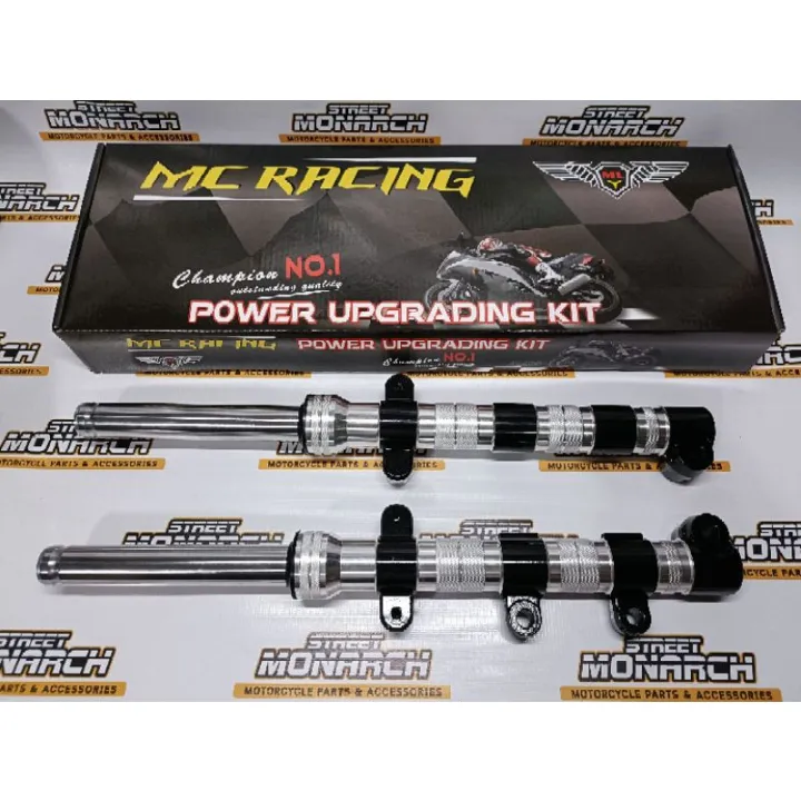 MC RACING LIGHTEN FRONT SHOCK ASSY FOR SNIPER 150 /DOUXO/MXKING/ 155 ...