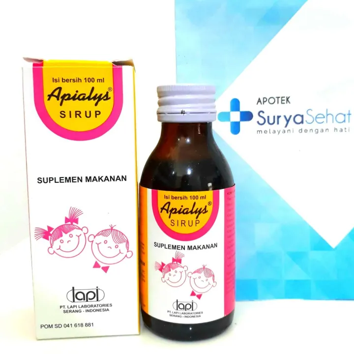 APIALYS SIRUP Multivitamin Anak di atas usia 2 tahun | Lazada Indonesia