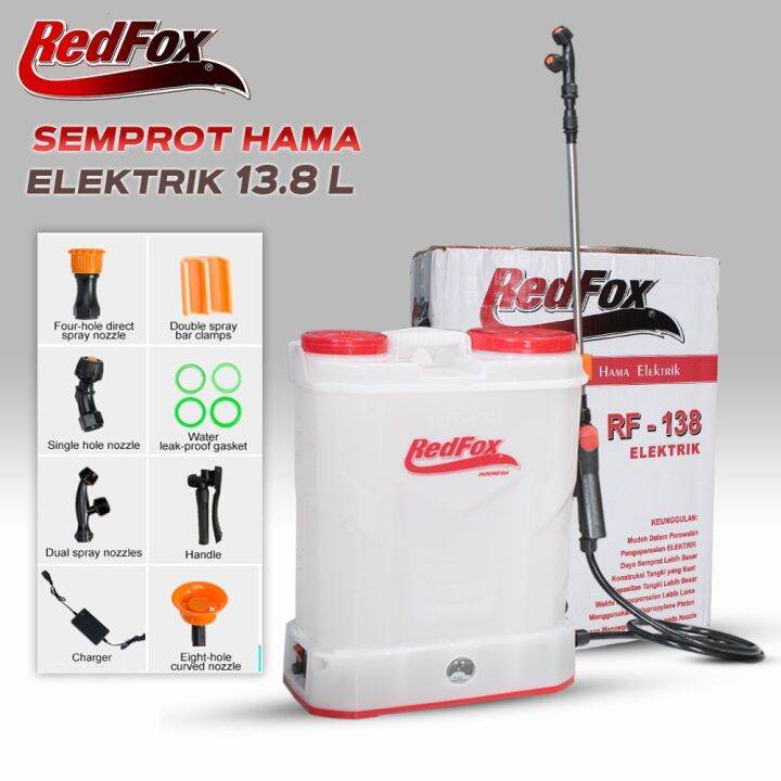 POMPA SEMPROT HAMA ELEKTRIK 13.8 L TENGKI SEMPROT HAMA POMPA BATTERY ...