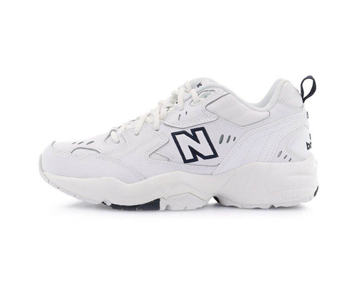 New Balance 608 NB608 สวมใส่ทน กันลื่น การทำให้หมาด ๆ ผู้ชายและผู้หญิง รองเท้าลำลอง แฟชั่น ...