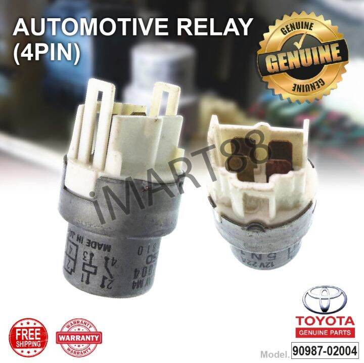 Original Toyota Starter Relay 90987 02004 Multi-Purpose High Power ...