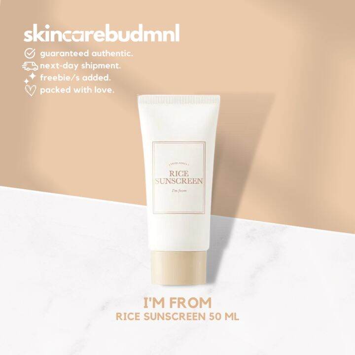 I'm From Rice Sunscreen SPF 50+ PA+++ 50 ml by skincarebudmnl | Lazada PH