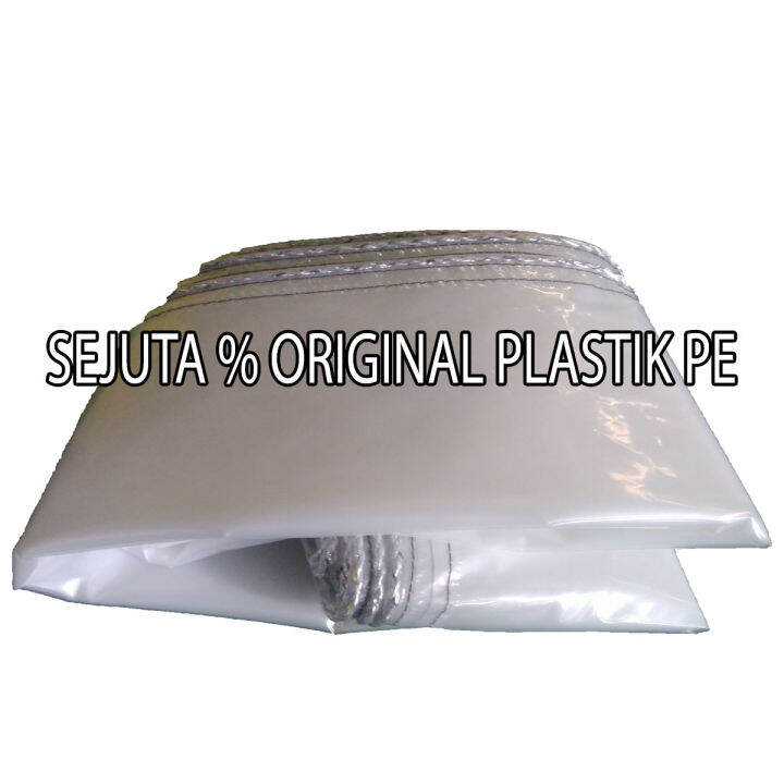 Plastik PE bening ukuran 2x10 meter ketebalan 0,15 atau 150 micron ...