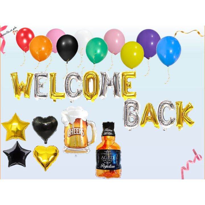 Welcome Home Welcome Back Party Decorations Balloon Sets | Lazada PH