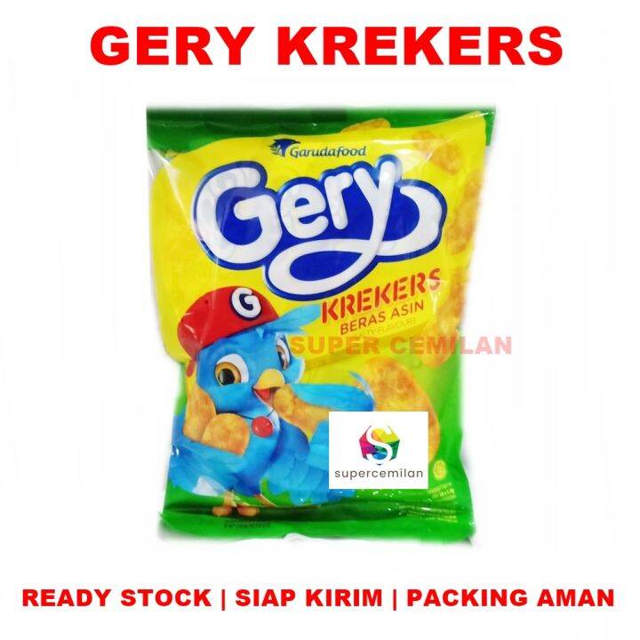 Gery Krekers Beras Asin (isi 10 pcs) | Crackers | Krakers | Lazada ...