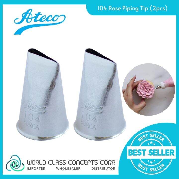 Ateco 104 Rose Piping Tip ( Set of 2 ) | Lazada PH