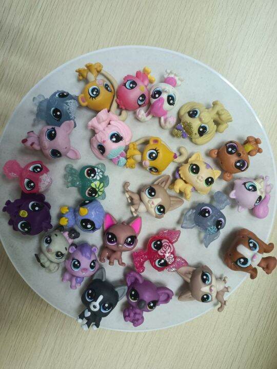 Fastshipment 12pcs Littlest Pet Shop LPS Mini Figure Kids Girl Toy ...