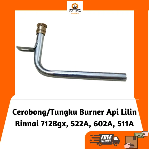 PIPA L + BURNER LILIN KOMPOR GAS RINNAI / Tungku Cerobong Coron Kompor ...