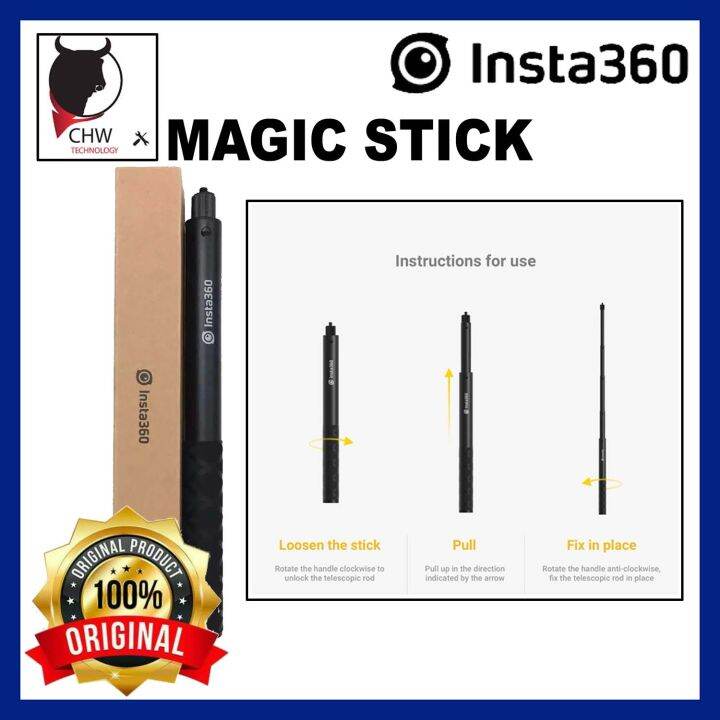 INSTA360 ORIGINAL MALAYSIA SELFIE MAGIC STICK FOR INSTA360 X2 ONE R GO2 ...