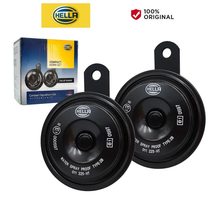 Hella Original Car and Motorcycle Compact Horn 12v 1 set | Lazada PH