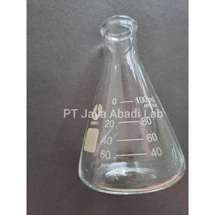 labu tabung Erlenmeyer Erlemeyer flash 100ml 100 ml 100 cc 100cc ...