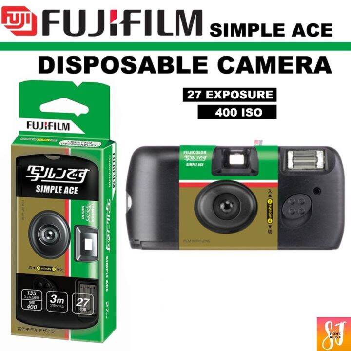 FUJIFILM Simple Ace Disposable Camera ISO400 (27 Exposures) | Lazada PH
