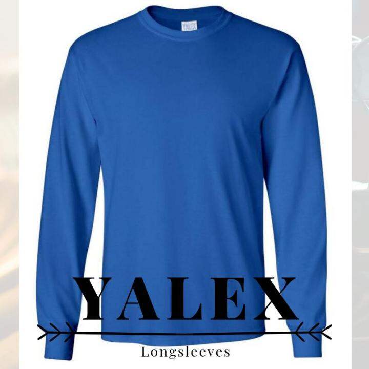 Yalex Long Sleeves Colored Plain Shirts For Men Construction Sweater ...