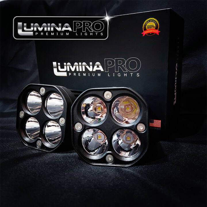 Lumina PRO Auxiliary LED Lights (Lazer Gun White) | Lazada PH