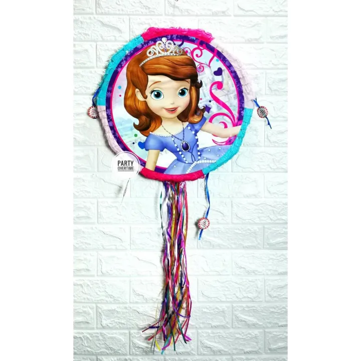 Sofia design Round Pinata Birthday Christening Party Giveaway Games ...