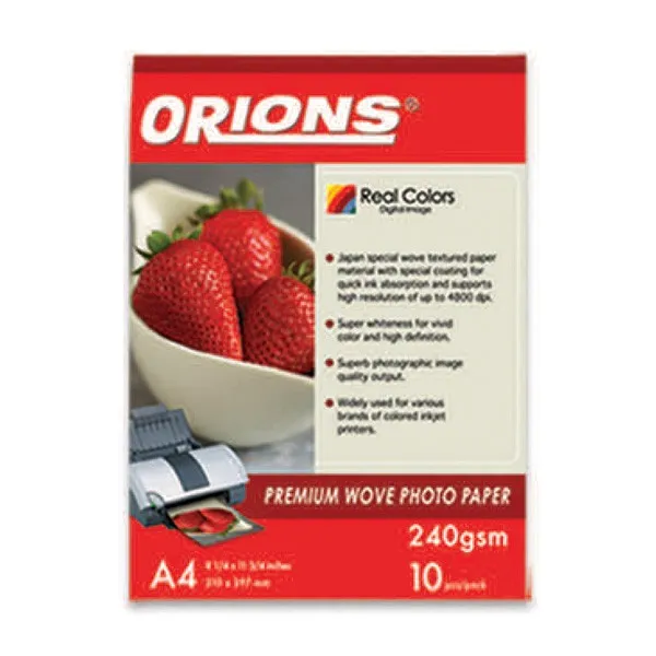 \;'Orions Photo Paper A4 Premium Wove 240gsm | Lazada PH