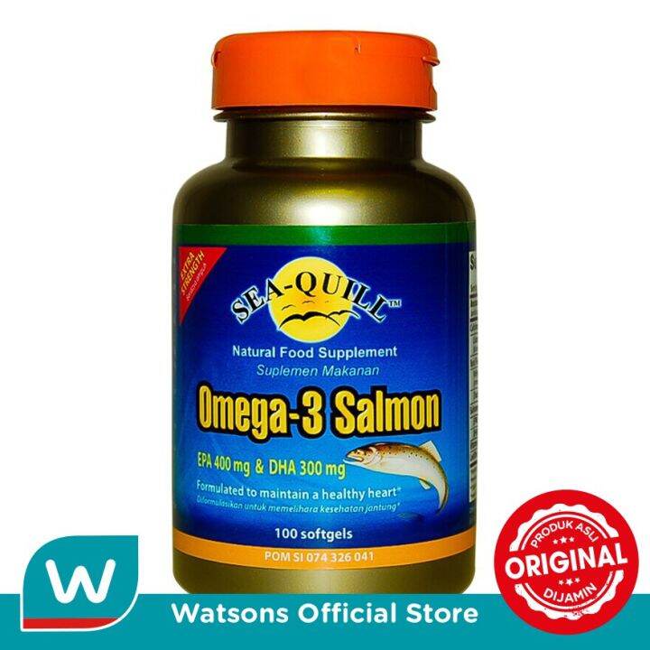 SEA-QUILL Omega-3 Salmon 100's | Lazada Indonesia