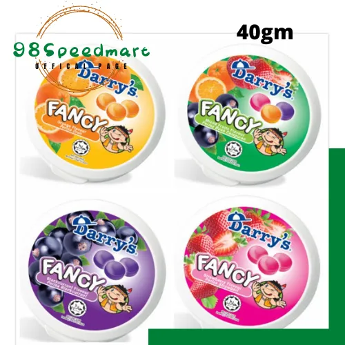 [98] Darry's Fancy Fruit Drop Candy 40g (4 Flavors) | Lazada