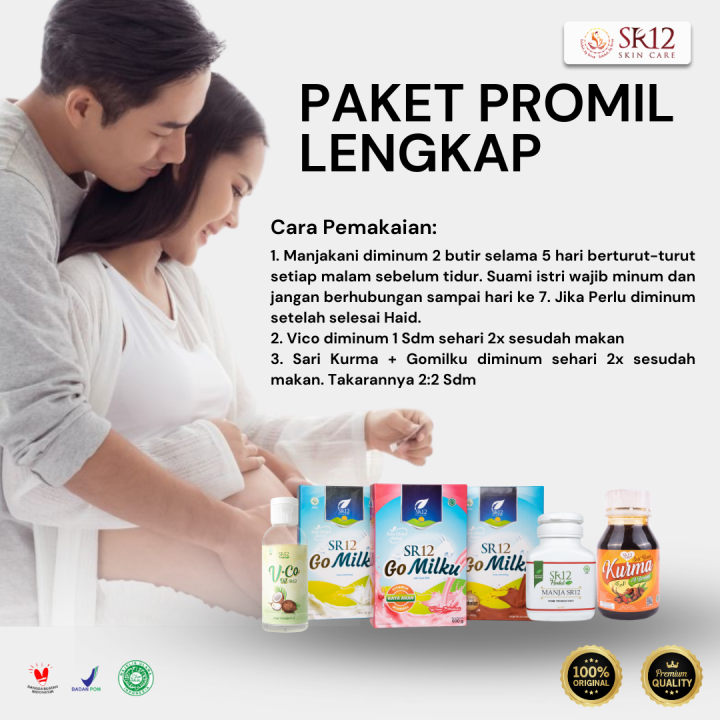 PAKET LENGKAP PROGRAM KEHAMILAN / PROMIL PASANGAN SUAMI ISTRI | Lazada ...