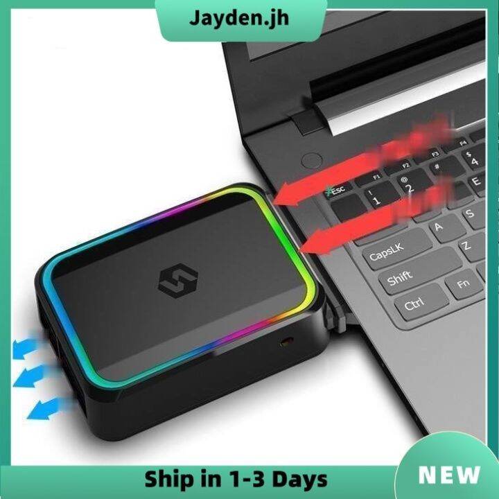 Laptop Cooler 5V USB Exhaust Fan Cooling Fan CPU Adjustable Fan Speed ...