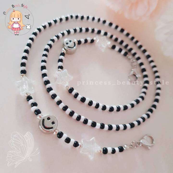 Ver.2 MASK STRAP BEADS สายคล้องแมสลูกปัดแฮนด์เมค 3in1 คล้องแมส คล้อง ...
