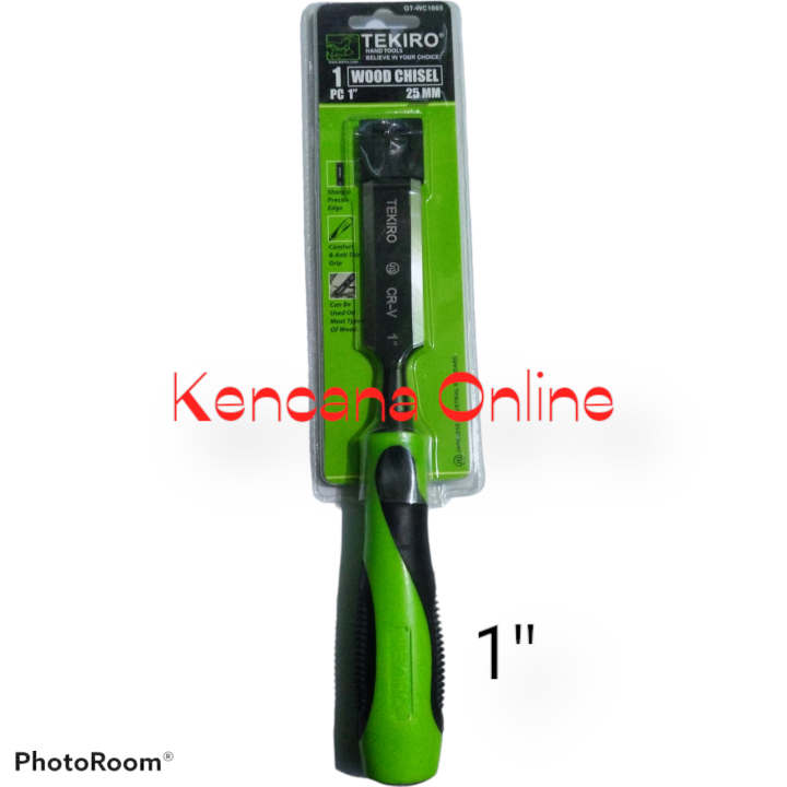 Tekiro pahat kayu tekiro 1" ( 25mm ) wood chisel tekiro 1in | Lazada ...