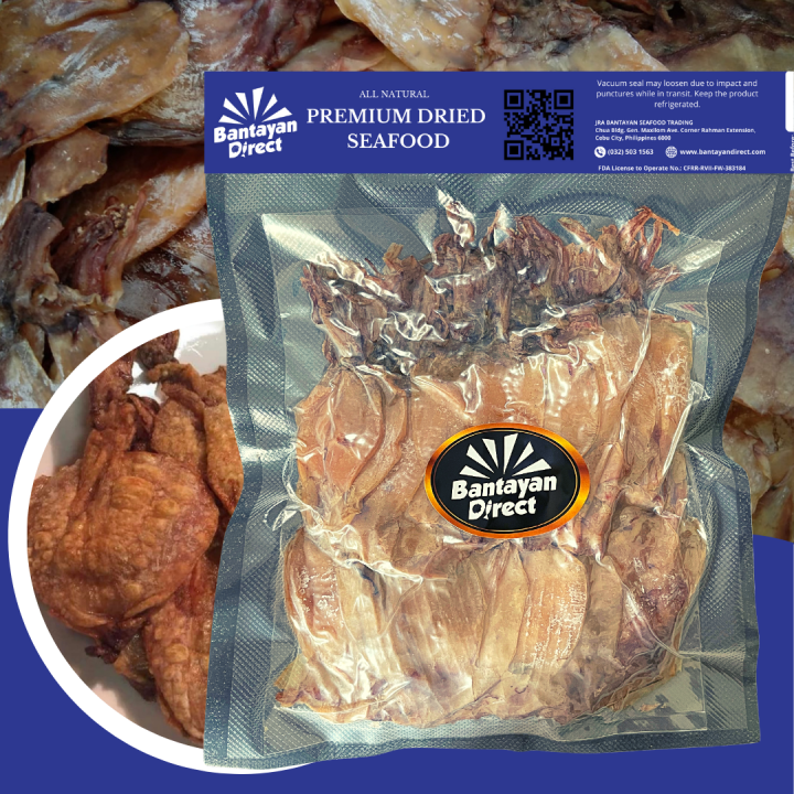 Dried Pusit Palad (Lapad) 100g - Bantayan Direct | Lazada PH