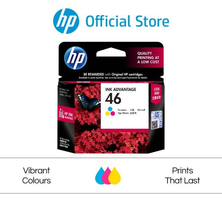 HP 46 Tri-color Original Ink Advantage Cartridge - HP Deskjet Ink ...
