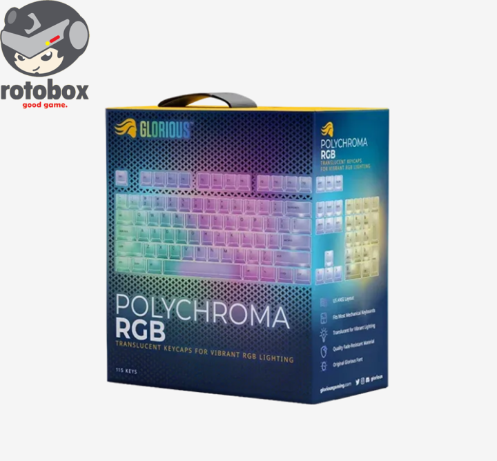 GLORIOUS POLYCHROMA RGB KEYCAPS | Lazada PH