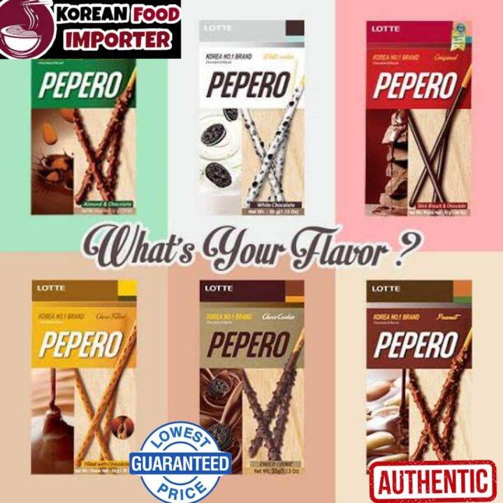 LOTTE PEPERO No.1 Brand in Korea Different Flavors of your Choice ...