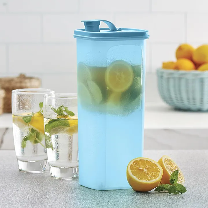 Tupperware Slim Line 2L botol minum | Lazada Indonesia