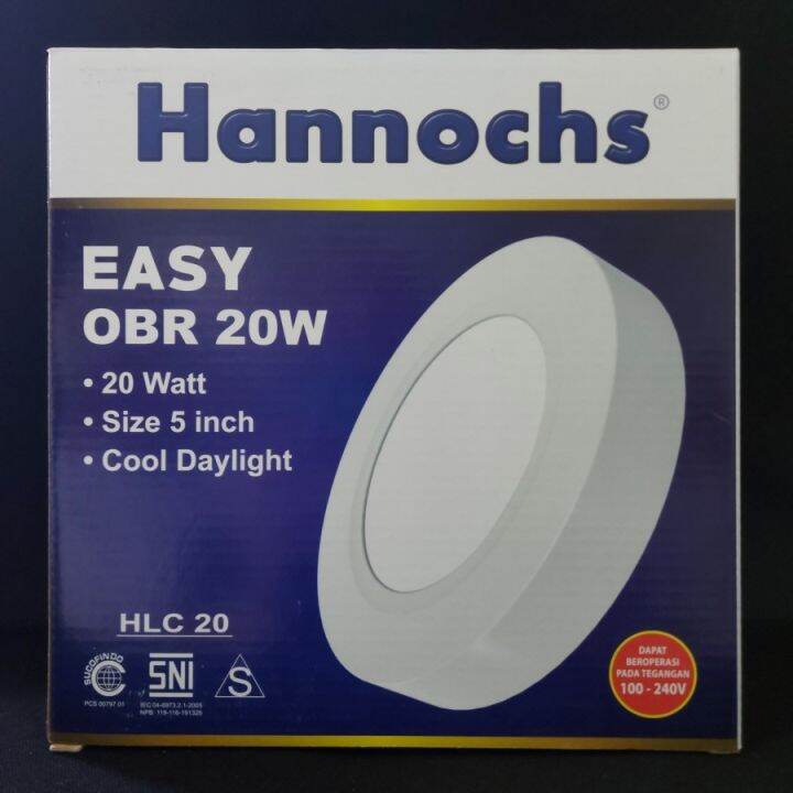 Hannochs EASY OBR 20W BULAT OB Lampu Downlight LED Hannochs EASY OBR 20W BULAT OB DITEMPEL ...