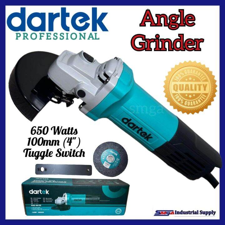 Dartek Angle Grinder 760W PAG5812D 4inches | Lazada PH