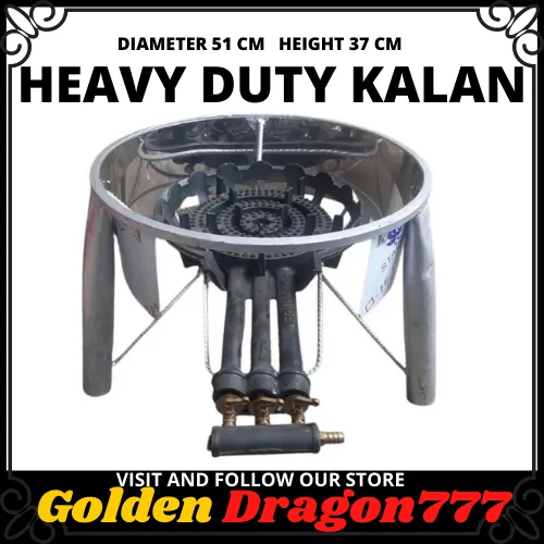 HEAVY DUTY KALAN / TUNGKO WITH FREE CAST IRON GAS STOVE BURNER / TUNGKO ...
