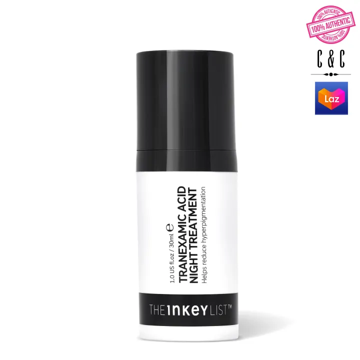 The Inkey List Tranexamic Acid Night Treatment 30ml | Helps Reduce ...