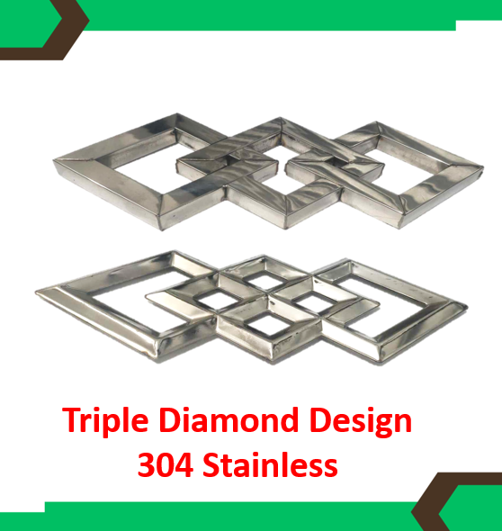Stainless 304 Triple Diamond Design | Lazada PH