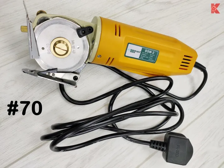 Cloth Cutting Machine Electric 70 / 100 / 110 Round Knife Fabric Cloth Cutter 70 mm / 100 mm ...