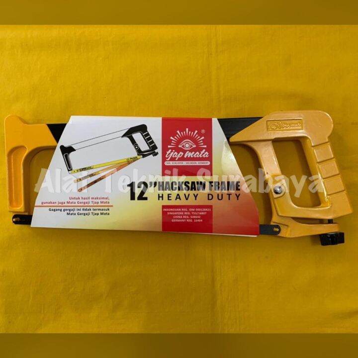 STANG GERGAJI BESI CAP MATA 12" HEAVY DUTY HD / HACKSAW FRAME / 12 INCH ...